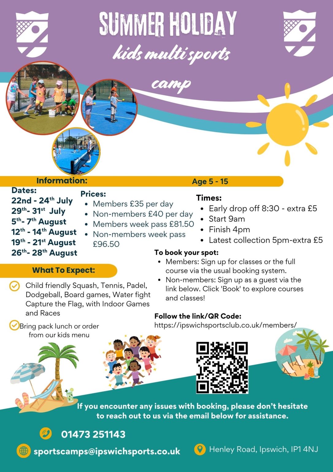 Summer Multi Sports Camps - Ipswich Sports Club